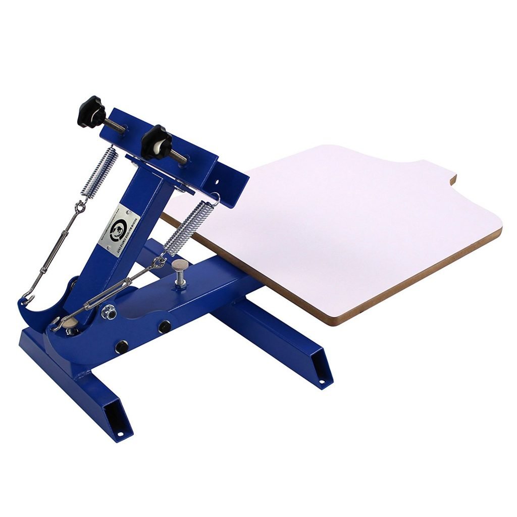 Simple Single 1 Color 1 Station Silk Screen Printing Machine For T shirt