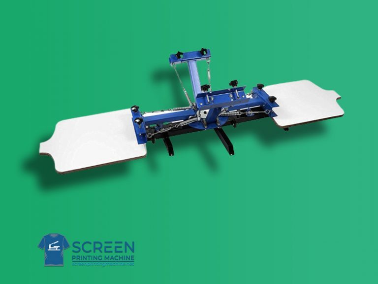 2 station 4 color screen printing machine For T-Shirt Printing